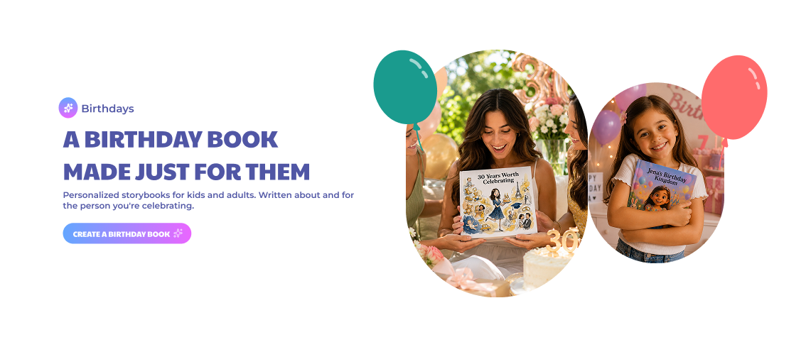 Personalized Birthday Books for Kids & Adults | Story Spark