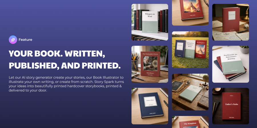 Book Creator & Book Maker - Write, Edit & Print a Book | Story Spark