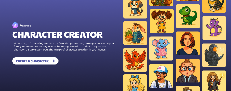 Character Creation - Build, Upload & Discover Characters | Story Spark