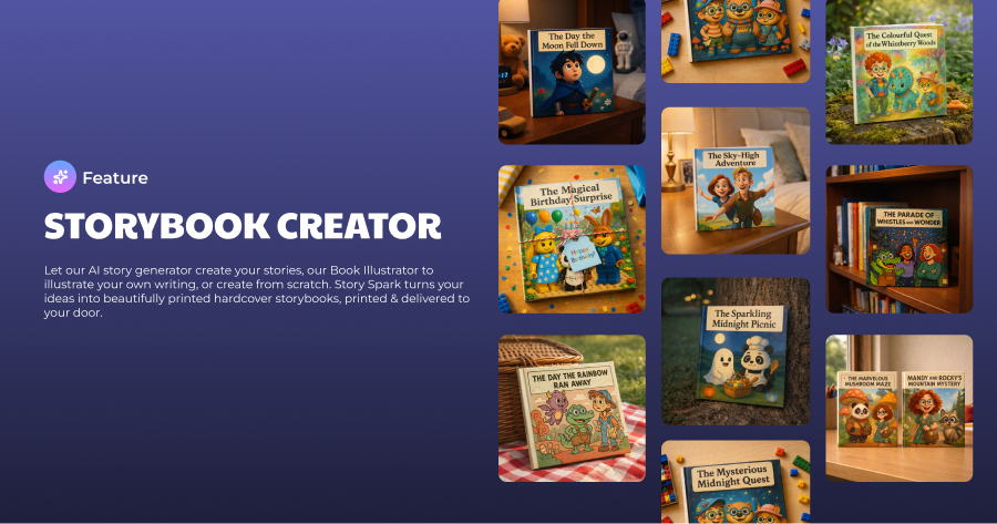 Storybook Creator - AI Story Generator & Book Illustrator | Story Spark